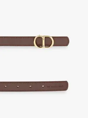 Dior Cd Icon Leather Belt - Multicolor