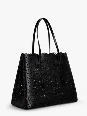 Alaïa Mina 37 Leather Shoulder Bag With Vienne Motif - Multicolor