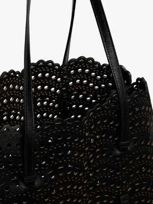 Alaïa Mina 37 Leather Shoulder Bag With Vienne Motif - Multicolor