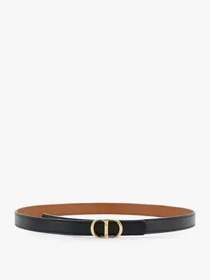 Dior Cd Icon Leather Belt - Multicolor