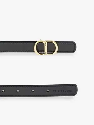 Dior Cd Icon Leather Belt - Multicolor