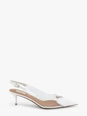 Alaïa Le Coeur Slingback Pvc And Leather Pumps - Multicolor