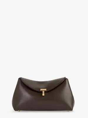 TOTEME Mini T-lock Leather Clutch - Multicolor