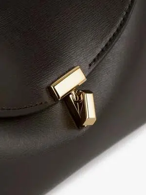 TOTEME Mini T-lock Leather Clutch
