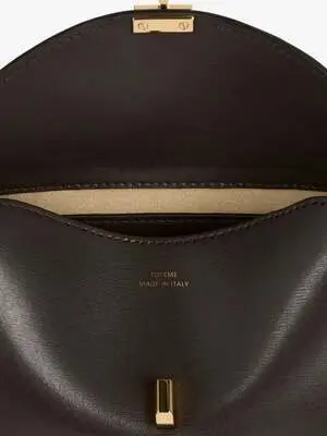 TOTEME Mini T-lock Leather Clutch