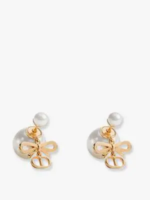Dior Brass Earrings - Multicolor
