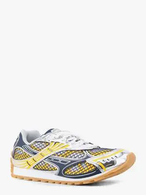 Bottega Veneta Orbit Mesh And Leather Sneakers - Multicolor