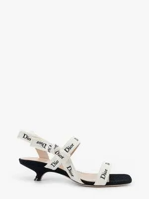 Dior Embroidered Canvas J'adior Sandals - Multicolor