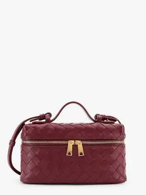 Bottega Veneta Bang Bang Leather Vanity Case With Intrecciato Motif - Multicolor