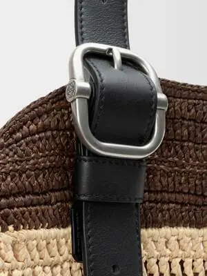 Loewe Striped Raffia Shopping Bag - Multicolor