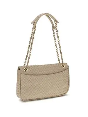 Bottega Veneta Intrecciato Shoulder Bag - Multicolor