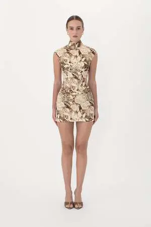 SAU LEE Raven Mini Dress