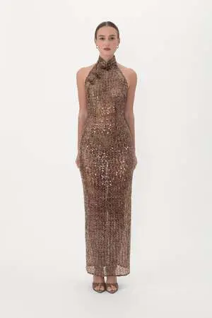 SAU LEE Gracie Sequin Dress