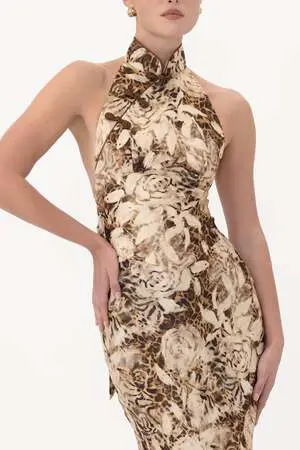 SAU LEE Nikita Satin Dress