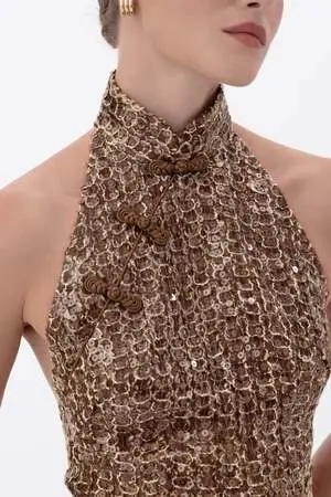 SAU LEE Jacqui Sequin Mini Dress