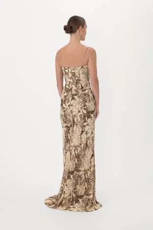 SAU LEE Neyla Chiffon Dress