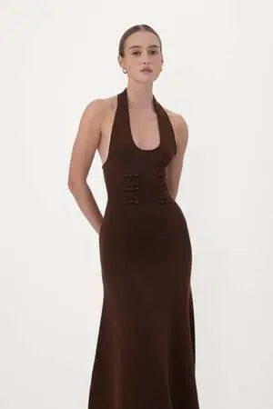 SAU LEE Nima Knit Dress