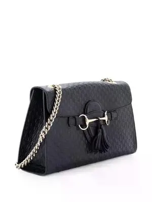 Gucci Emily Chain Flap Bag - Black