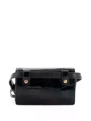 Dior Saddle Rectangular Patent Belt Bag
