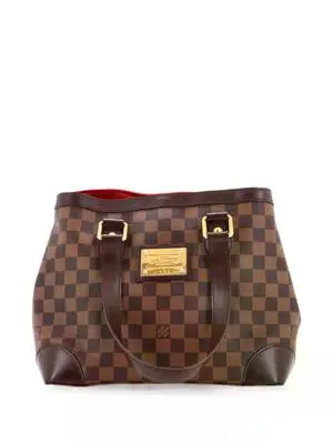 LOUIS VUITTON Hampstead Pm Tote Bag - Brown