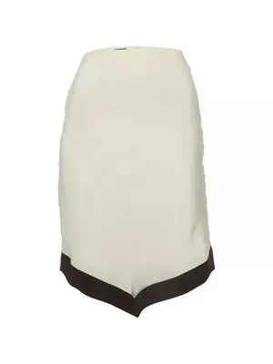 Emporio Armani Asymmetrical Mini Skirt