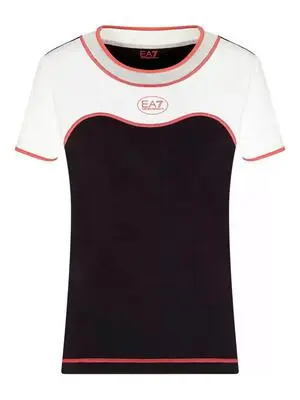 EA7 Colour-block Panelled T-shirt