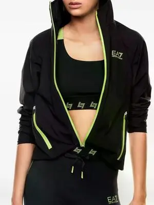 EA7 Zip-front Hooded Jacket