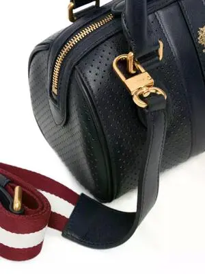 Bally Perforated Leather Tote Bag