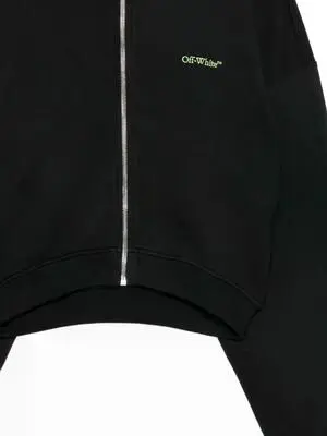 Off-White Arrow Leaves Zip-up Sweatshirt