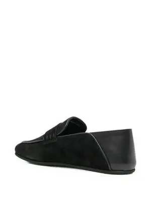 Bally Suede Penny Loafers
