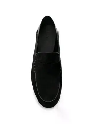 Bally Suede Penny Loafers