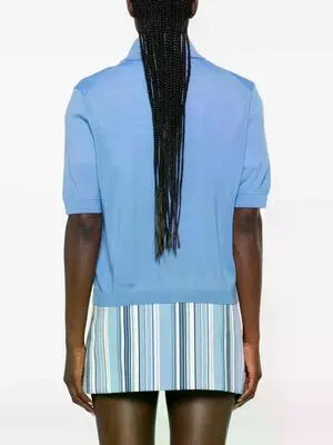 Maje Knitted Polo Top