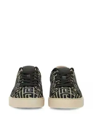 Balmain B-court Jacquard Sneakers