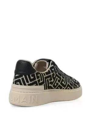 Balmain B-court Jacquard Sneakers