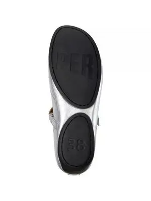 Camper Right Nina Ballet Flats - Silver