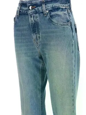 HAIKURE Flora Faded Straight-leg Jeans