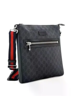 Gucci Gg Coated Canvas Medium Messenger Bag