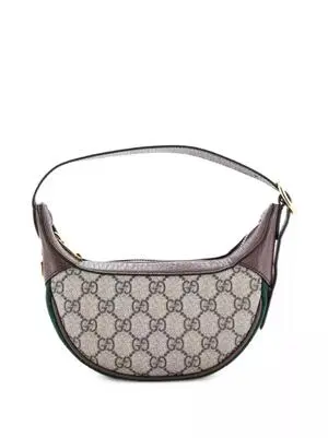 Gucci Ophidia Half Moon Mini Hobo Bag - Brown