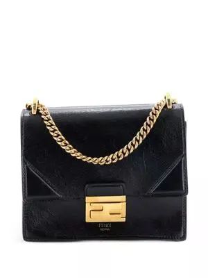 Fendi Kan I Small Shoulder Bag In Leather