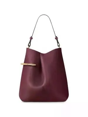 Givenchy Aubergine Leather Tote Bag
