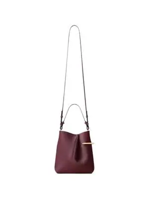 Givenchy Aubergine Leather Tote Bag
