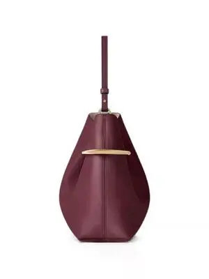 Givenchy Aubergine Leather Tote Bag