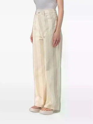 Nanushka Striped Wide-leg Jeans