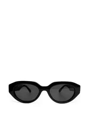 Gucci Geometric Frame Sunglasses - Black
