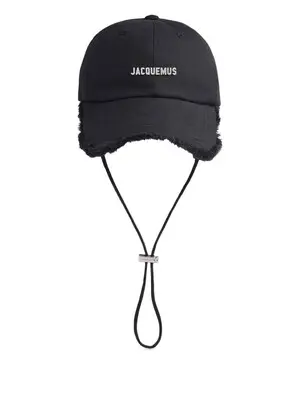 Jacquemus La Casquette Artichaut Cap - Black