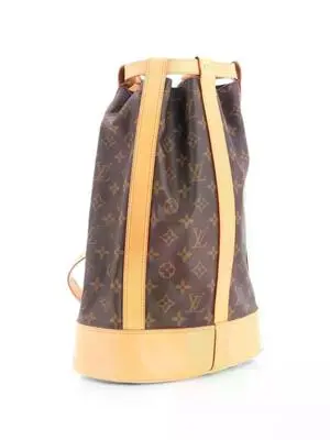 LOUIS VUITTON Randonnee Monogram Canvas Pm Backpack