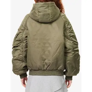 PEACHY DEN Woven Bomber Jacket