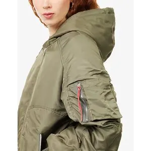 PEACHY DEN Woven Bomber Jacket