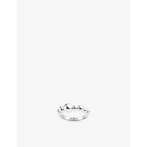 SIF JAKOBS Rhodium-plated Sterling Sphere Ring