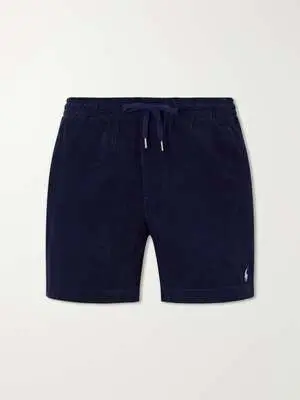 Polo Ralph Lauren Straight-leg Cotton-corduroy Drawstring Shorts - Navy